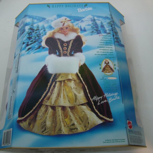 Barbie | Toys | 996 Happy Holidays Special Edition Mattel 15646 Barbie ...